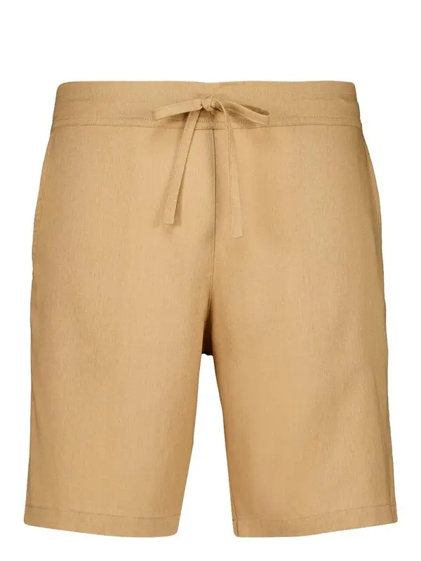 Spiritum Tulum Palmeta Tailored Bermuda Shorts - Beige