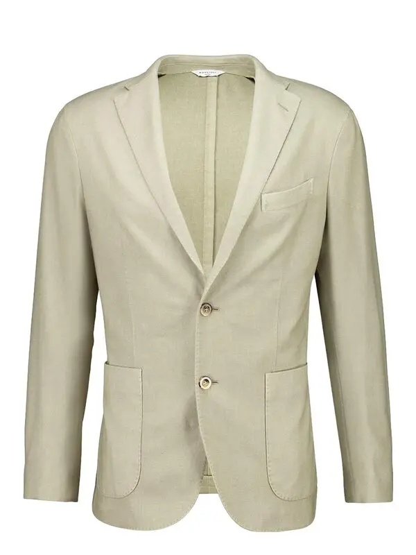 Boglioli Light Virgin Wool Two-button Blazer - Beige