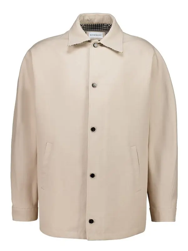 Givenchy Cotton Coach Jacket - Beige