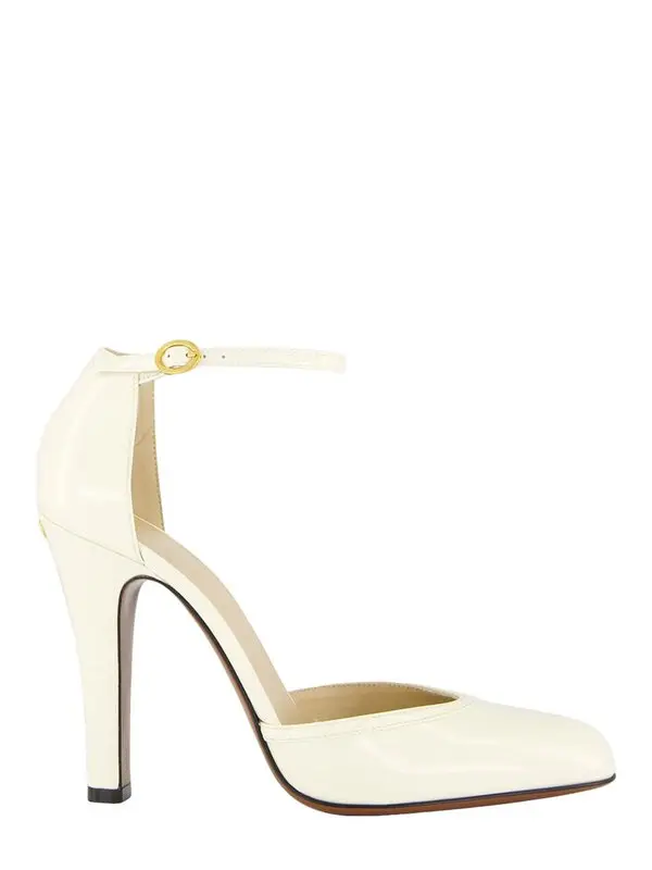 Valentino Garavani High-heel Ankle Strap Sandals - Cream