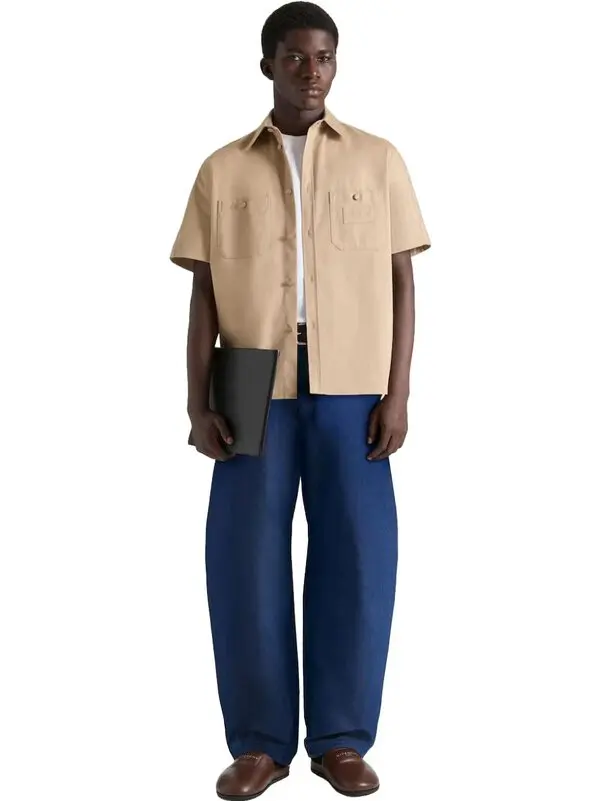 Givenchy Cotton Short-sleeved Shirt - Beige