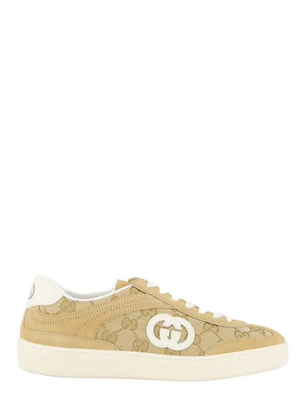 Gucci Gg Canvas G75 Trainers - Beige