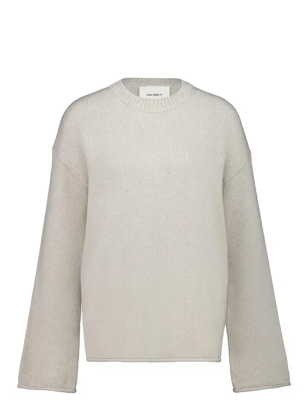 LISA YANG Kristy Cashmere Sweater - Beige