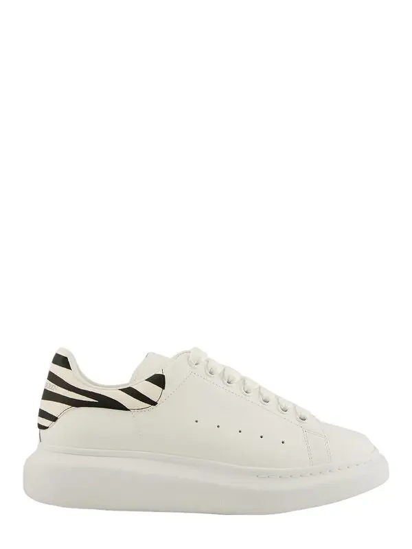 Alexander McQueen Oversized Sneakers With Zebra Heel - Animal Print