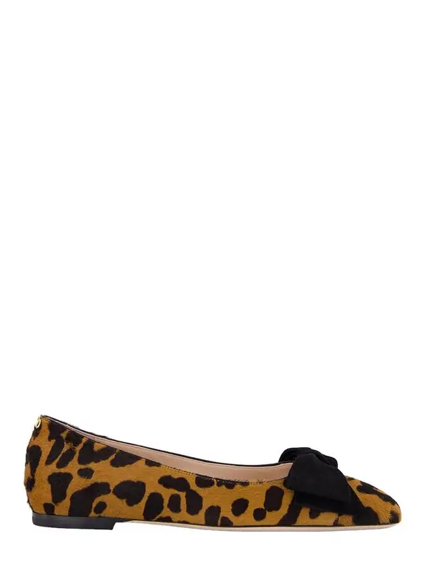 Valentino Garavani Bow Ballerina Flats - Animal Print