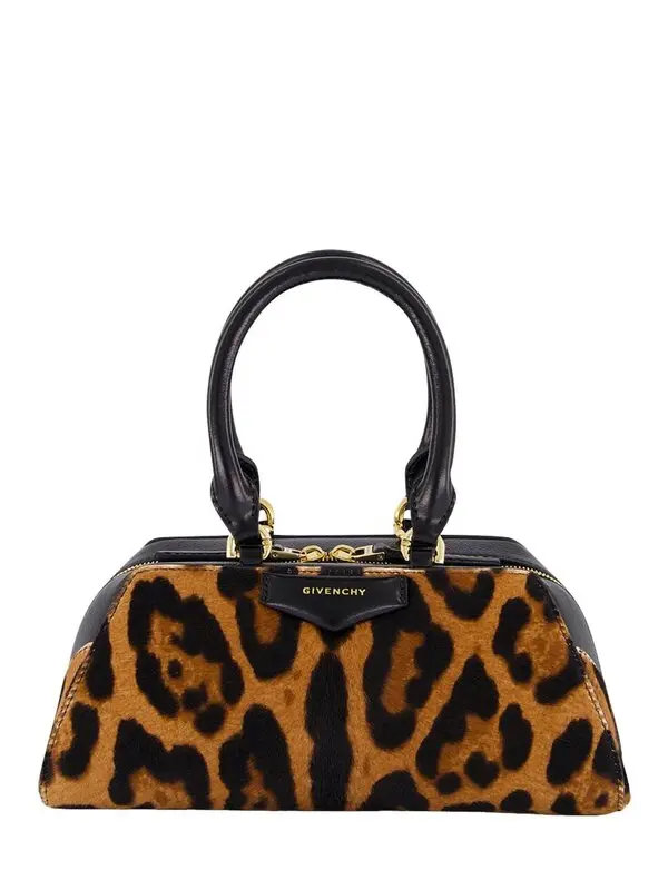 Givenchy Leopard Print Mini Antigona Bag - Animal Print