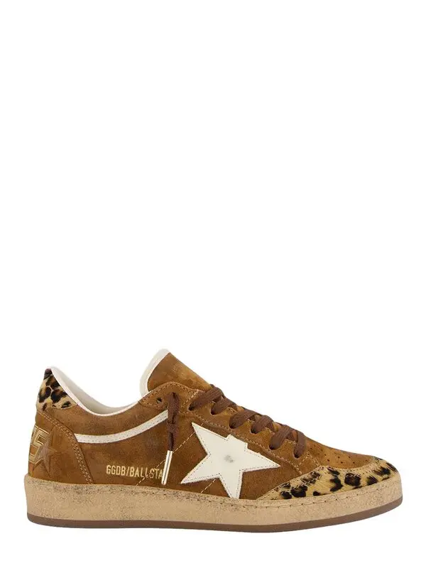 GOLDEN GOOSE Ballstar Low-top Sneakers - Animal Print