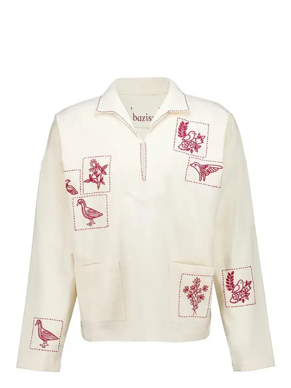 BAZISZT Off-white Hauz Shirt - Cream