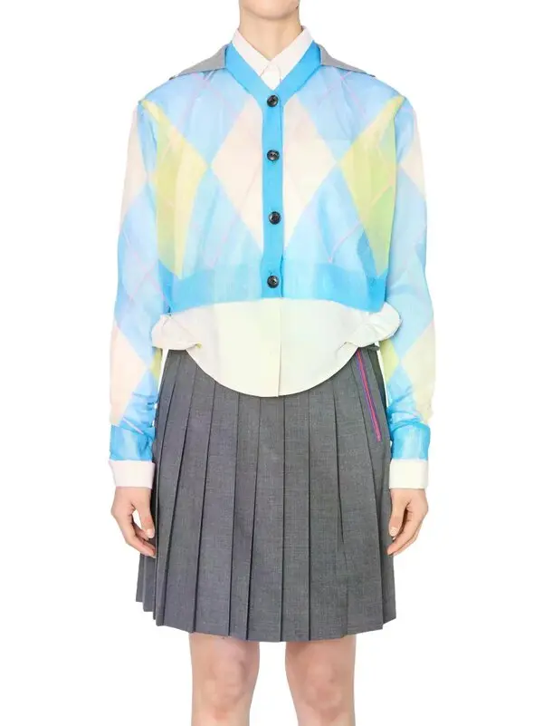 Kolor Button-fastening Cardigan - Blue