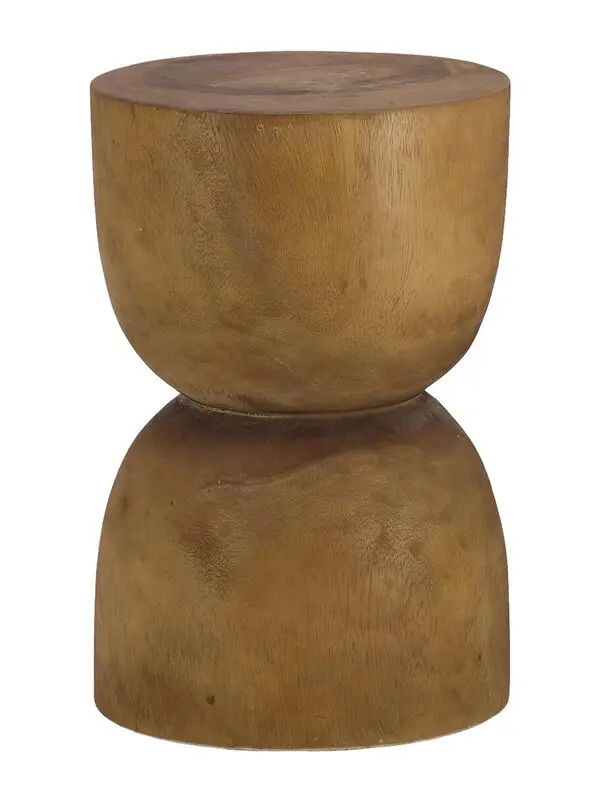 BAZAR BIZAR Azure Suar Wood Stool - Brown