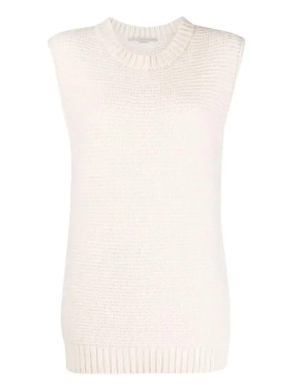 Stella McCartney Knitted Sleeveless Jumper - Cream