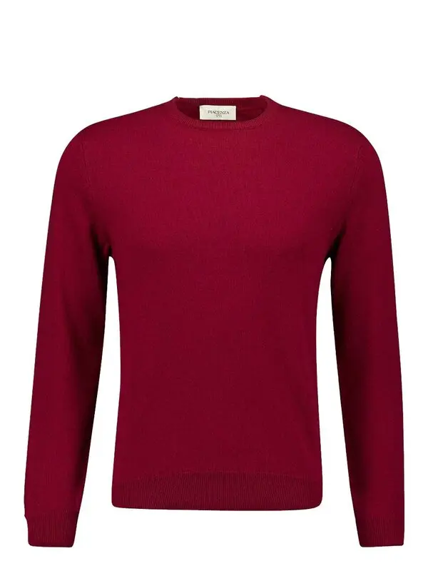 PIACENZA CASHMERE 1733 Cashmere Crewneck Sweater - Burgundy