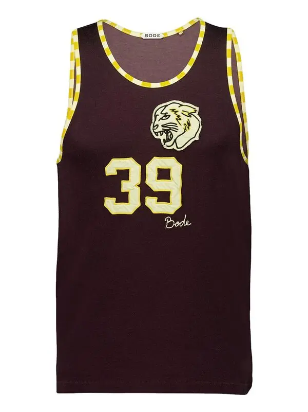 BODE Bobcat Singlet Tank Top - Brown