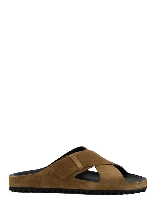 Officine Creative Agorà 011 Suede Sandals - Brown