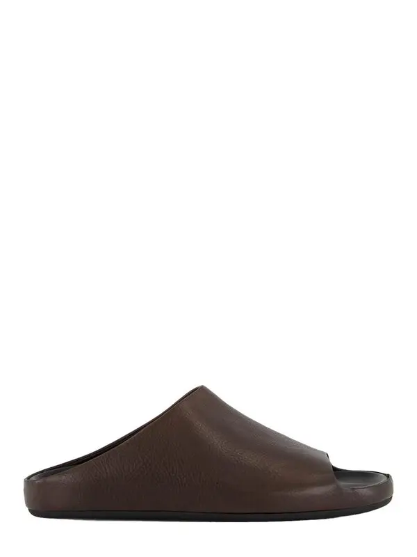 Officine Creative Babouche 002 Leather Mule Sandals - Brown