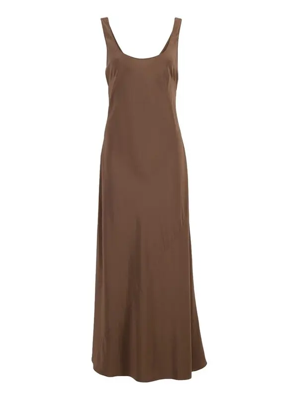 Matteau Bias Tank Dress - Brown