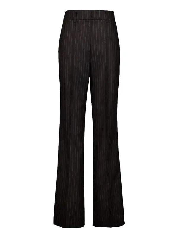 PAULA Name' Torenia Coffee Bean Striped Pants - Brown