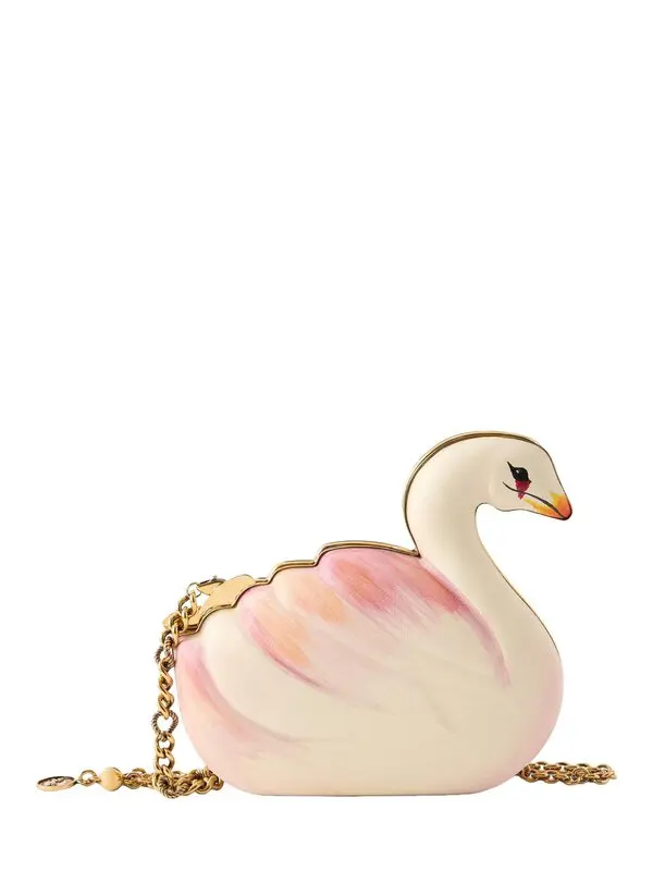 Chloé Tropicus Swan Minaudière - Neutrals
