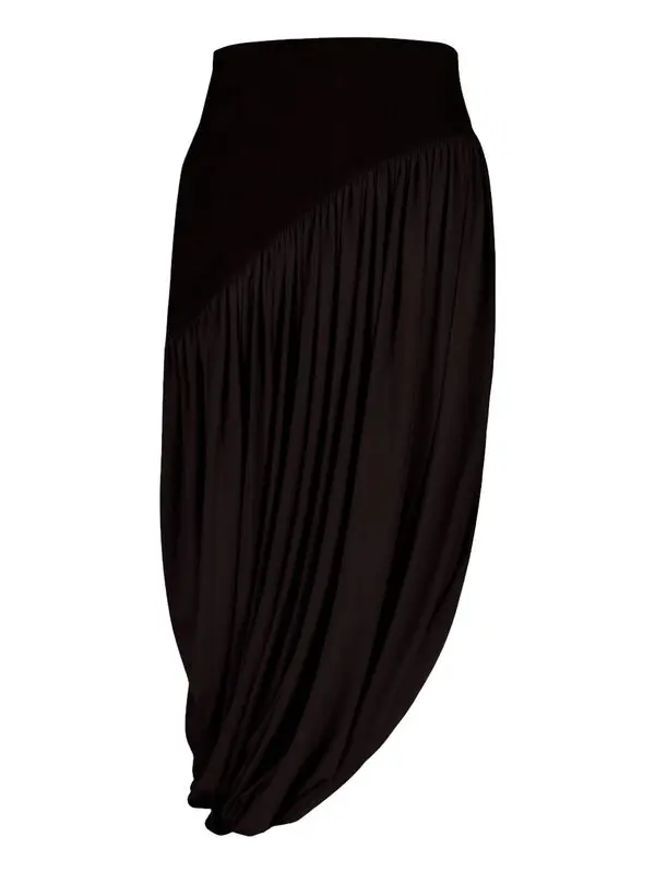 FERRAGAMO Draped Skirt - Brown
