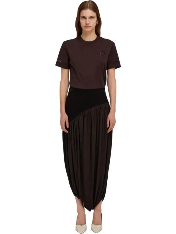 FERRAGAMO Draped Skirt - Brown