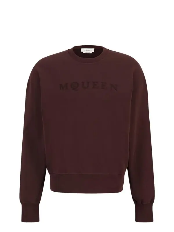 Alexander McQueen Logo Sweatshirt - Burgundy