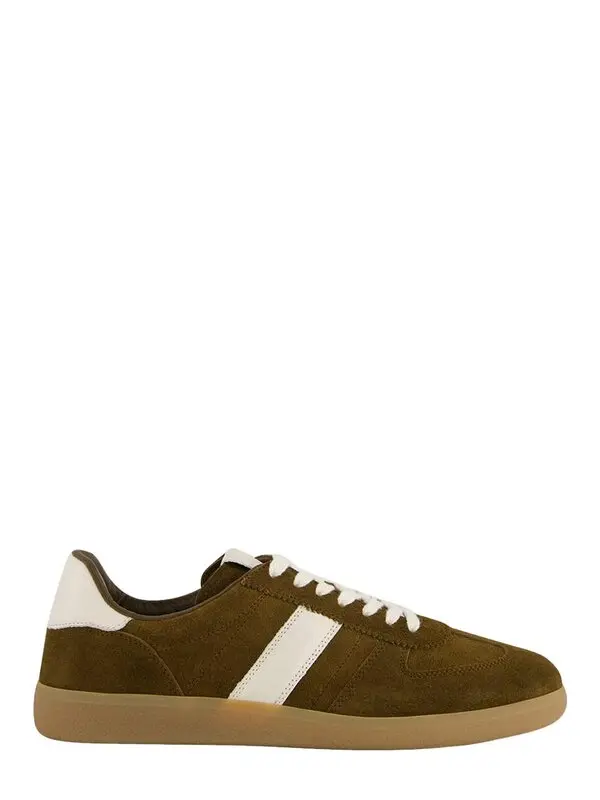 TOM FORD Low-top Suede Sneakers - Brown