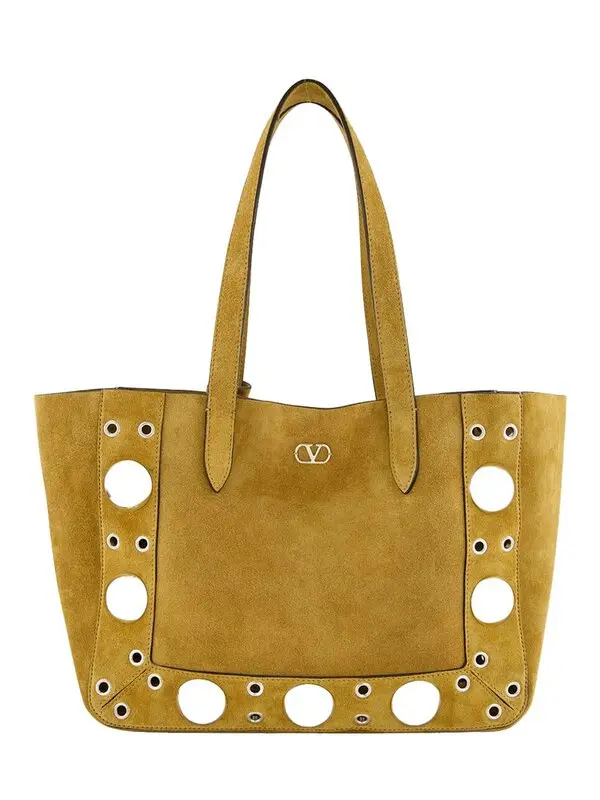 Valentino Garavani Nellcôte Medium Tote - Brown