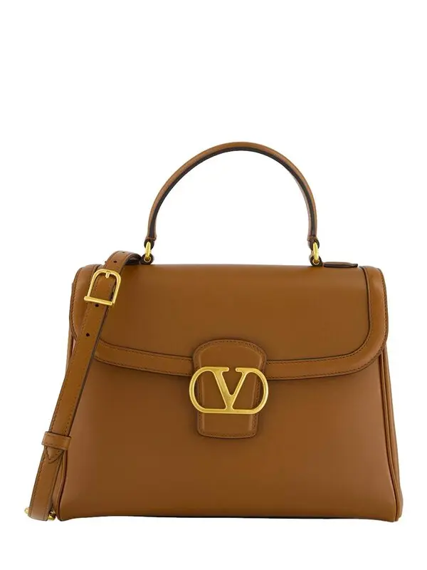 Valentino Garavani 9to5 Large Top Handle Bag - Brown