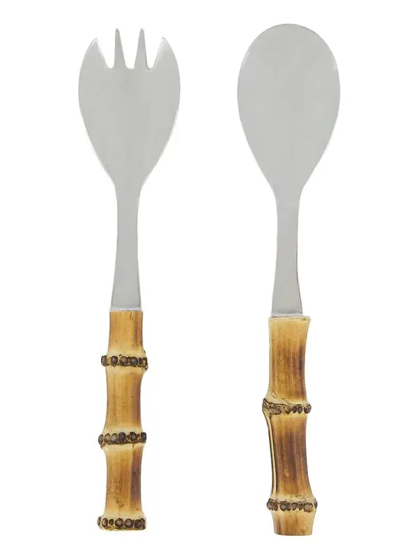 JEAN DUBOST Bamboo Salad Set - Brown