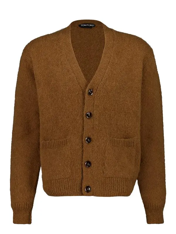 TOM FORD V-neck Cardigan - Brown