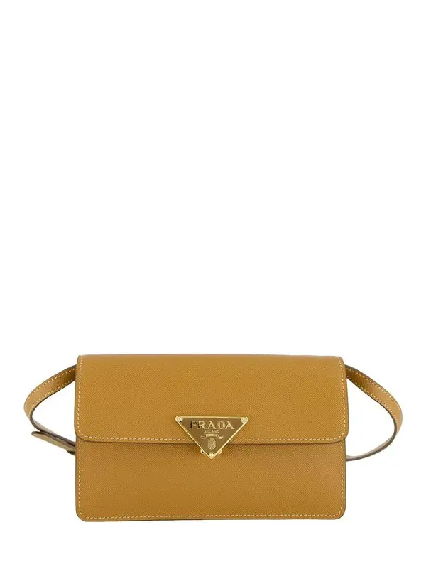 Prada Saffiano Leather Mini-bag - Brown