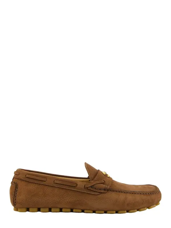 Valentino Garavani Driver Fastaway Loafers - Brown