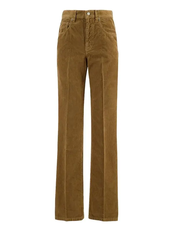 Saint Laurent Clyde Corduroy Pants - Brown