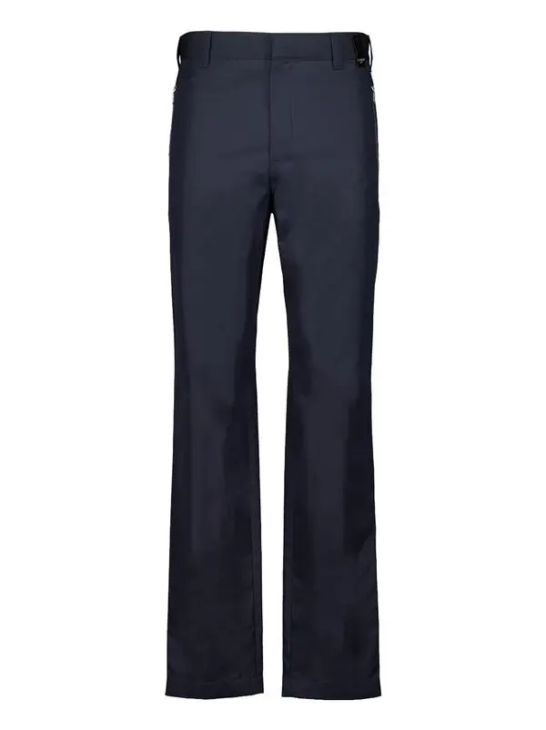 Fendi Technical Cotton Trousers - Blue