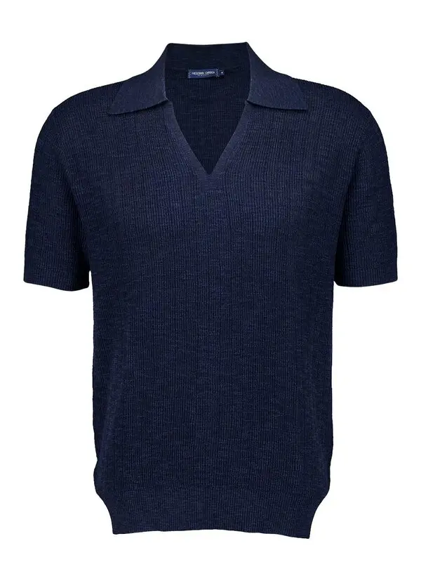 Frescobol Carioca Joaquim Navy Polo - Blue