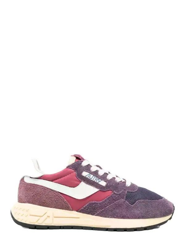AUTRY Suede Logo Sneakers - Purple