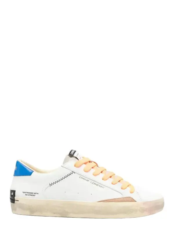 CRIME LONDON City Laced Sneakers - White