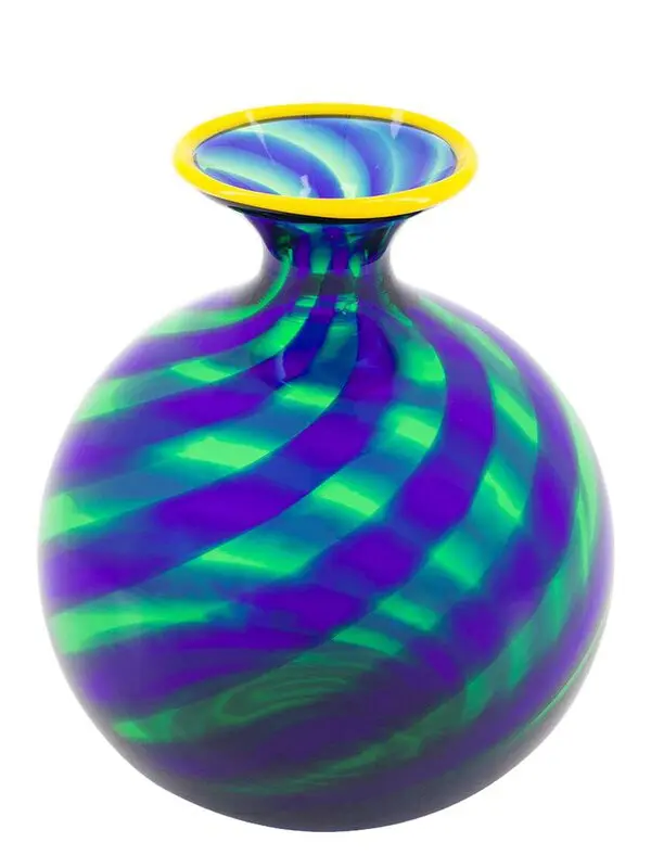 La DoubleJ Murano Glass Mini Vase - Blue