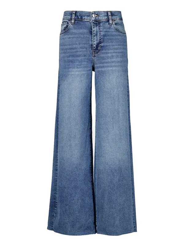FRAME Le Slim Palazzo High-rise Jeans - Blue