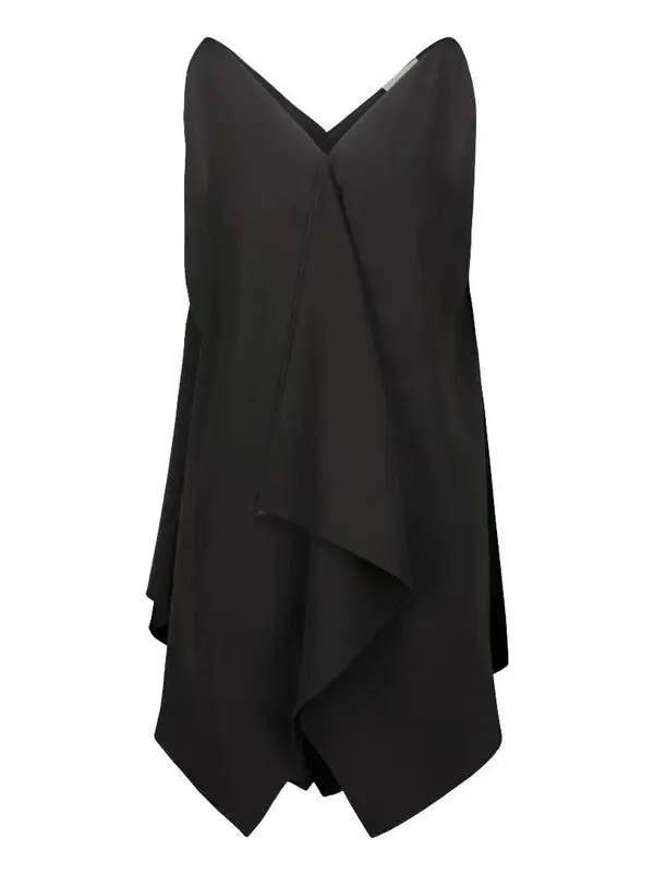 THE ROW Draped Halterneck Top - Black