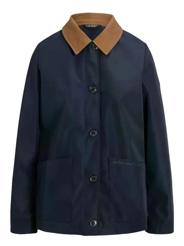 Ralph Lauren Collared Barn Coat - Blue