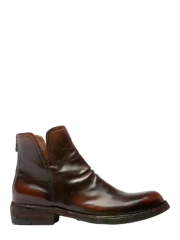 Officine Creative Legrand 169 Zip Boots - Brown