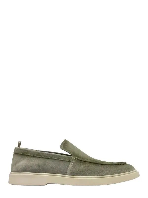 Officine Creative Bones Leather Loafers - Green