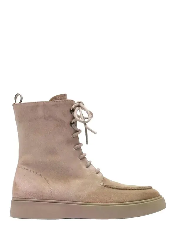 Officine Creative Frame 108 Lace-up Zip Boots - Neutrals