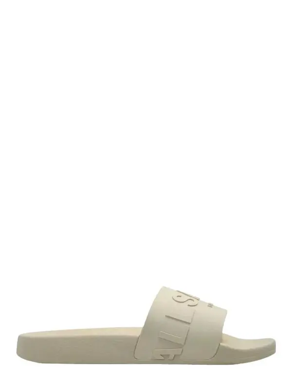 ALLSAINTS Biggy Logo Slides - White
