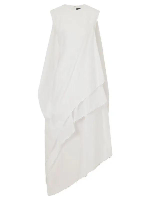 Jacquemus Traversin Cotton-blend Maxi Dress - White