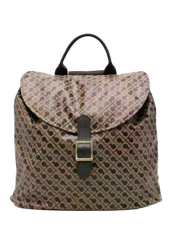 GHERARDINI Patterned Backpack - Brown