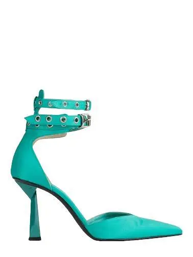 ANIYE BY Emerald Textile Ankle-strap Pumps - Green