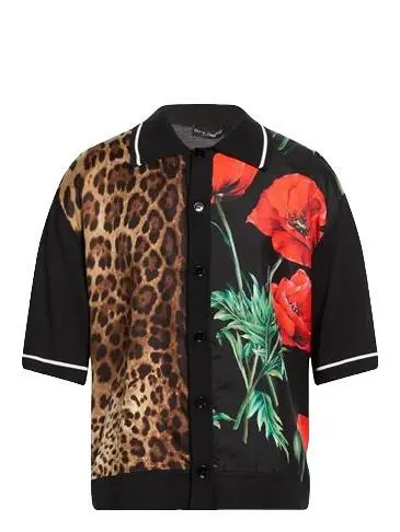 Dolce & Gabbana Shirt Size Silk, Cotton - Black