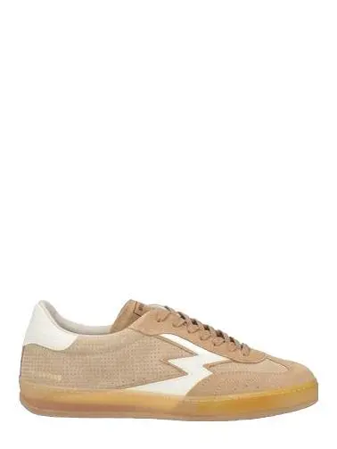 MOACONCEPT Leather Low-top Sneakers - Beige